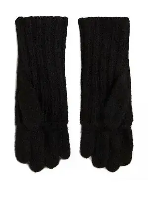 Karl Lagerfeld Ikon Pin Knitted Gloves