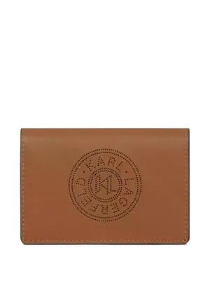Karl Lagerfeld K/circle Cardholder - Brown