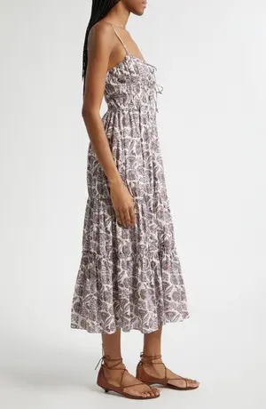 Ulla Johnson Aydin Print Tiered Sundress - Meadow