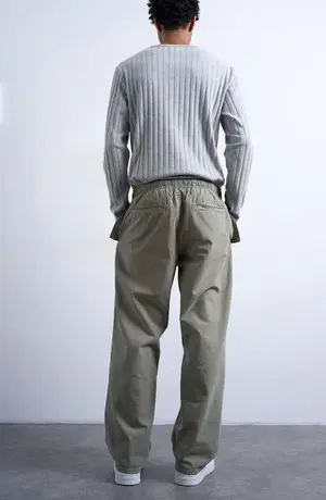Topman Baggy Canvas Trousers