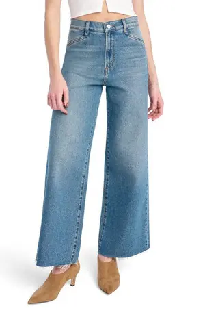 FAVORITE DAUGHTER The Mischa Super High Waist Wide Leg Jean - Rio