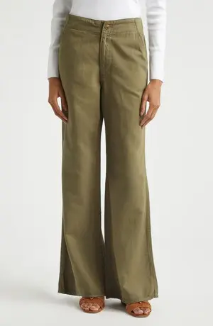 Veronica Beard Kasey Wide-leg Trousers