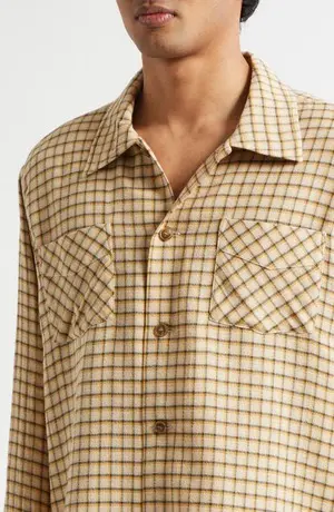 STOCKHOLM SURFBOARD CLUB Club Check Cotton Blend Overshirt