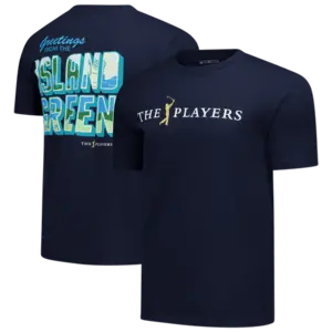 FLOMOTION The Players Greetings From The Island Green T-shirt - Navy