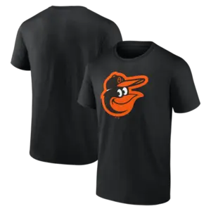 LOGO ATHLETIC Baltimore Orioles Official Logo T-shirt - Black
