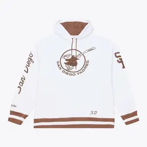 Mitchell & Ness San Diego Padres Fleece Hoodie - White