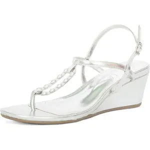 LAUREN LORRAINE Laynie Wedge Sandals