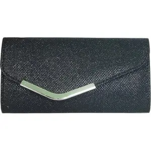 LAUREN LORRAINE Lisa Evening Clutch - Black