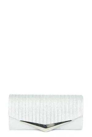 LAUREN LORRAINE Lyla Evening Bag - Silver