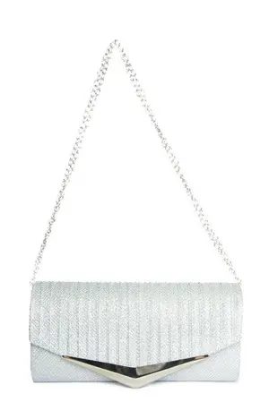 LAUREN LORRAINE Lyla Evening Bag - Silver