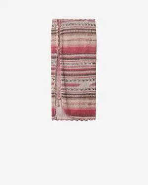 Isabel Marant Étoile Noryane Striped Mesh Skirt