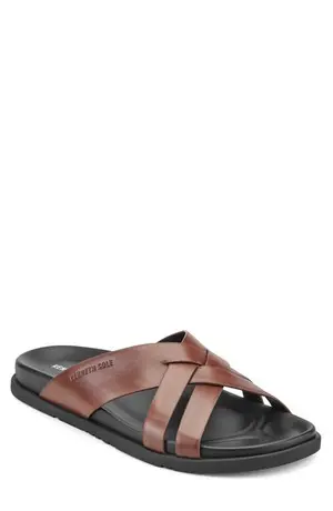 KENNETH COLE Slide Sandal - Cognac