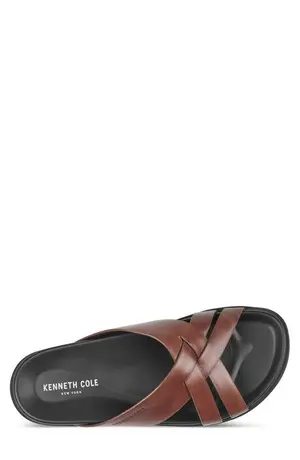 KENNETH COLE Slide Sandal - Cognac