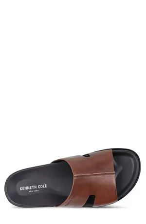 KENNETH COLE Willy Slide Sandal - Cognac