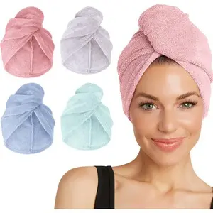 TURBIE TWIST Microfiber Hair Towels - Blue