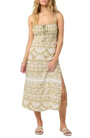 O'Neill Wiley Printed Midi Sundress - Twill
