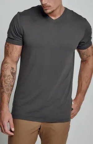 7 Diamonds Core V-neck T-shirt - Graphite
