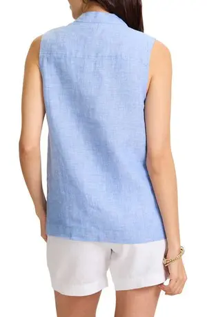 Tommy Bahama Coastalina Linen Vest - French Blue