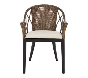 VALERIE PARR HILL Miyomi Arm Chair / Brown / Ivory Valerie - One-color