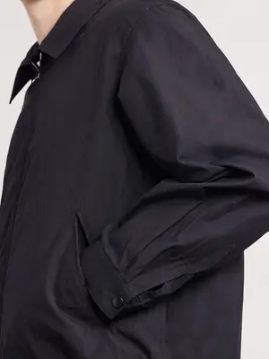ATON Cotton-blend Gabardine Harrington Jacket