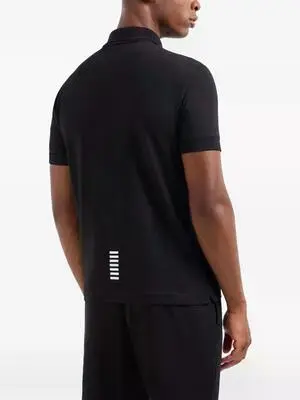 EA7 Logo-embossed Polo Shirt