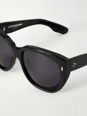 JACQUES MARIE MAGE Roxy Round-frame Sunglasses - Black