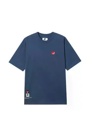 Izzue Heart-patch T-shirt - Blue