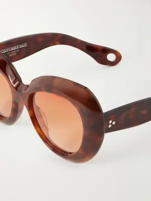 JACQUES MARIE MAGE Monarch Round-frame Sunglasses