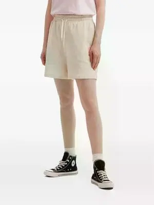 FINGERCROXX Drawstring Patch Shorts - Neutrals