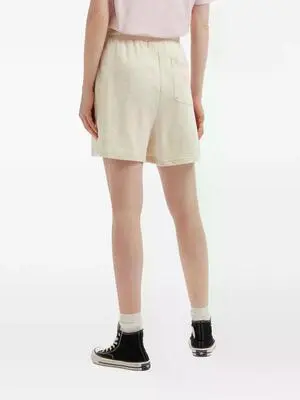 FINGERCROXX Drawstring Patch Shorts - Neutrals