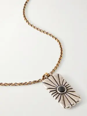Versace Circe Metal And Glass Necklace - Multi