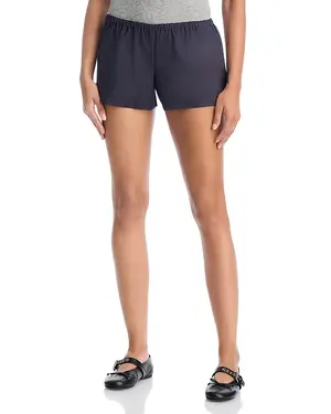 RLT Poplin Mini Shorts - Navy