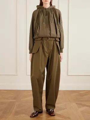 Loewe Embellished Leather Loafers