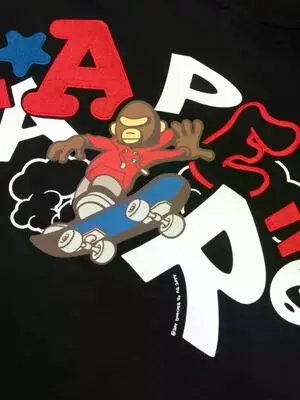 AAPE BY *A BATHING APE Graphic T-shirt - Black