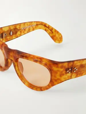 JACQUES MARIE MAGE D-frame Tortoiseshell Sunglasses