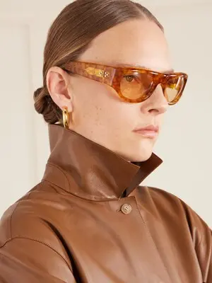 JACQUES MARIE MAGE D-frame Tortoiseshell Sunglasses