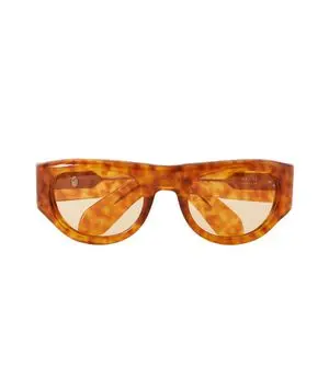 JACQUES MARIE MAGE D-frame Tortoiseshell Sunglasses