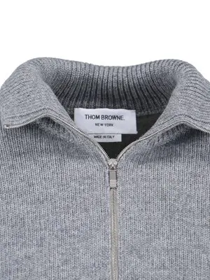Thom Browne 4-bar Zip Sweater