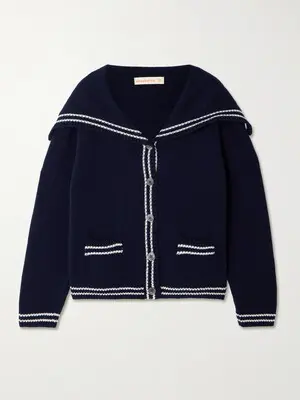 &daughter Saoirse Sailor Striped Cardigan - Blue