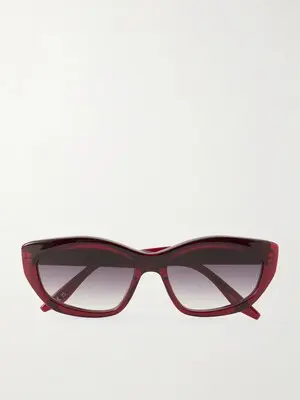 Barton Perreira Bessie Cat-eye Sunglasses - Red
