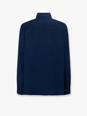 LANEUS Viscose And Linen Shirt