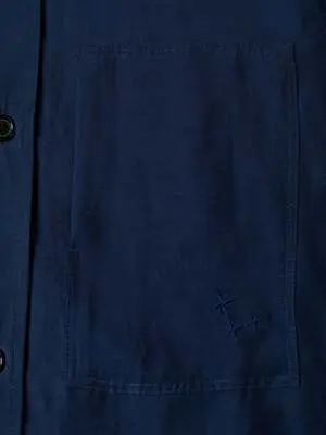 LANEUS Viscose And Linen Shirt