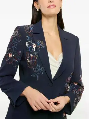 Cinq À Sept Floral-detail Blazer