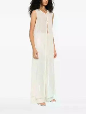 FORTE_FORTE Buttoned Sleeveless Coat