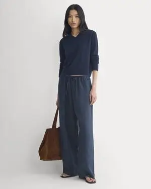 Everlane Linen Drawstring Pant - Navy