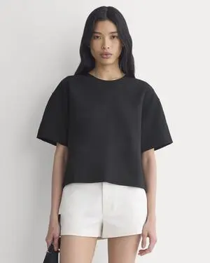 Everlane Ponte Oversized T-shirt - Black