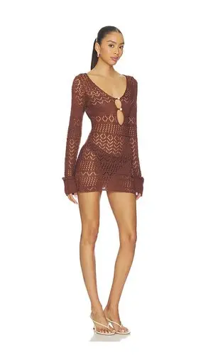 SNDYS. Shani Crochet Mini Dress