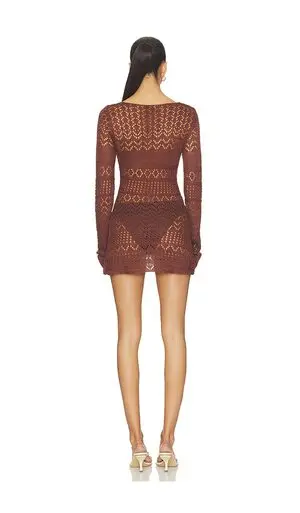 SNDYS. Shani Crochet Mini Dress