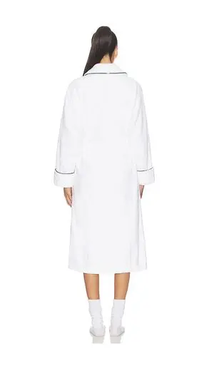 Polo Ralph Lauren Polo Essentials Robe In White - White Cloud