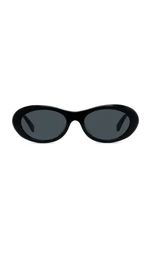 Stella McCartney Falabella Sunglasses - Shiny Black & Smoke